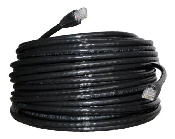 Cable Utp Cat 6 Gigabit Internet Exterior Ponchado X 20 Mts – ICSAS